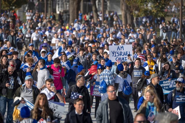 More Than 290,000 Rally on Washington Mall To Support Israel in What ...