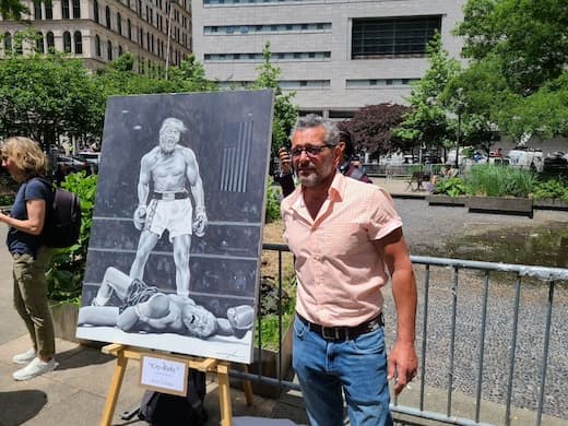 Protesters Scuffle Outside Trump Trial as Jury Deliberations Begin ...