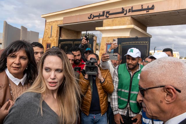 Angelina Jolie Derided as ‘Useful Idiot’ for Hamas After Visiting Egypt ...